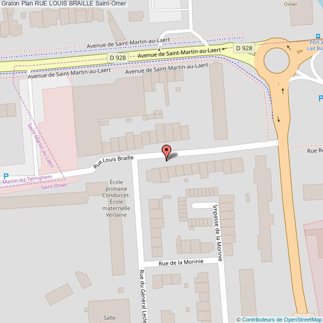 Rue LOUIS BRAILLE Saint-Omer