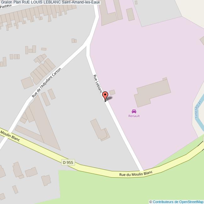 Rue LOUIS LEBLANC Saint-Amand-les-Eaux