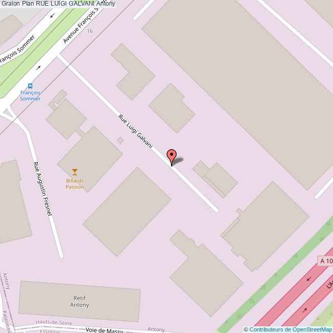 Rue LUIGI GALVANI Antony