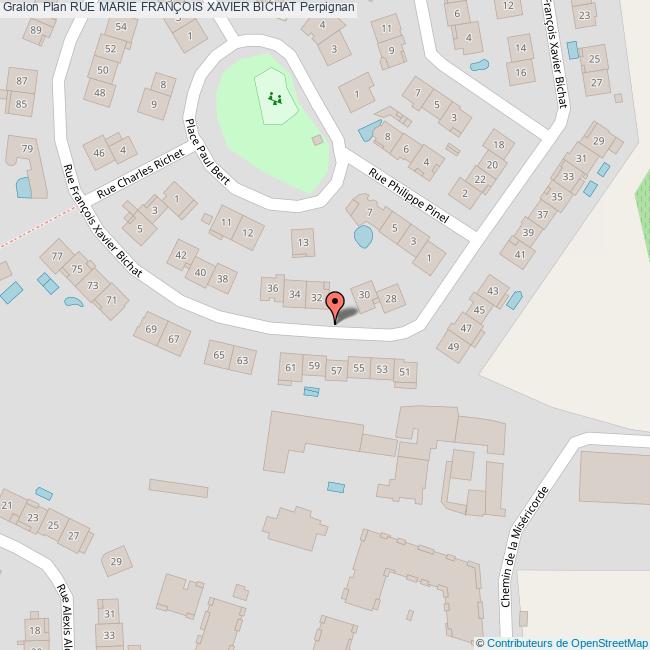 Rue MARIE FRANÇOIS XAVIER BICHAT Perpignan