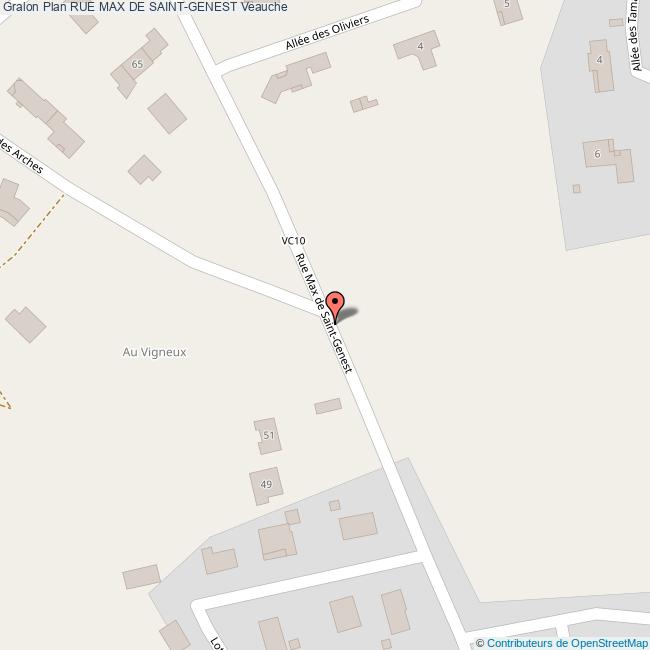 Rue MAX DE SAINT-GENEST Veauche