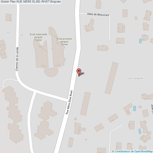 Rue MÈRE ÉLISE-RIVET Brignais