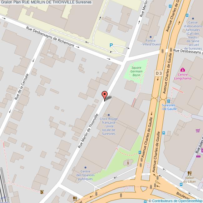 Rue MERLIN DE THIONVILLE Suresnes