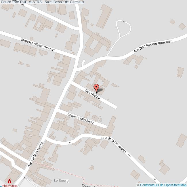 Rue MISTRAL Saint-Benoît-de-Carmaux