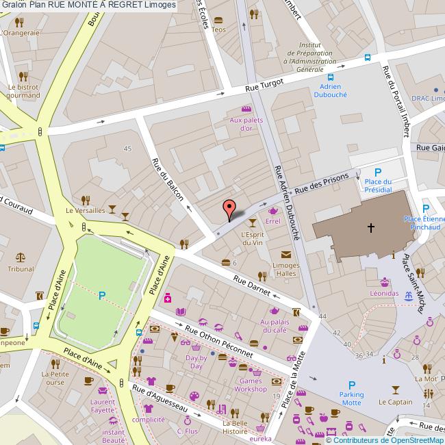 Rue MONTE À REGRET Limoges