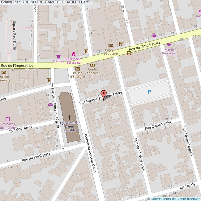 Rue NOTRE-DAME DES SABLES Berck