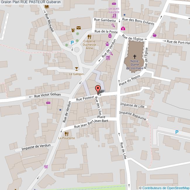 Rue PASTEUR Quiberon