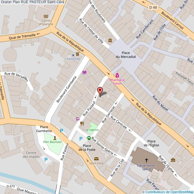 Rue PASTEUR Saint-Céré