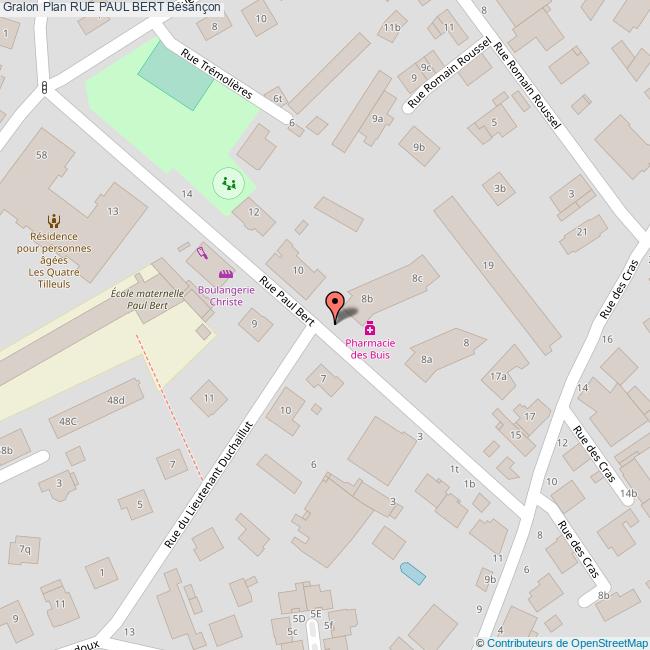 Rue PAUL BERT Besançon