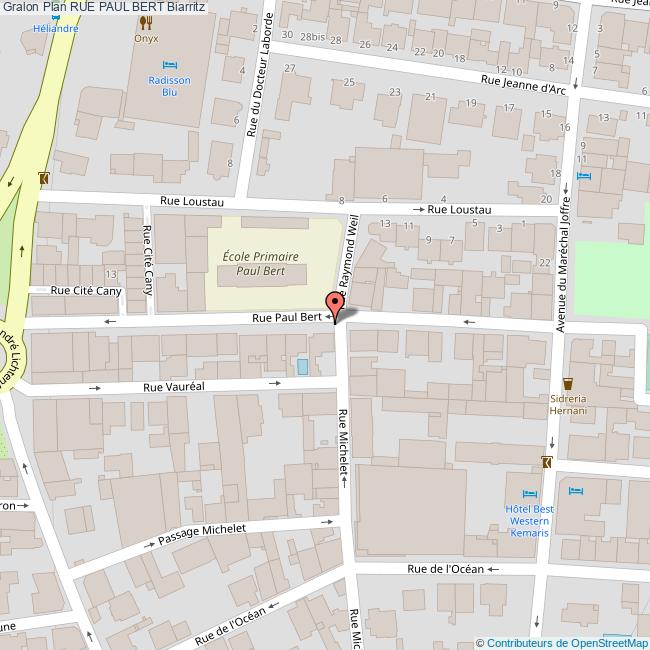Rue PAUL BERT Biarritz