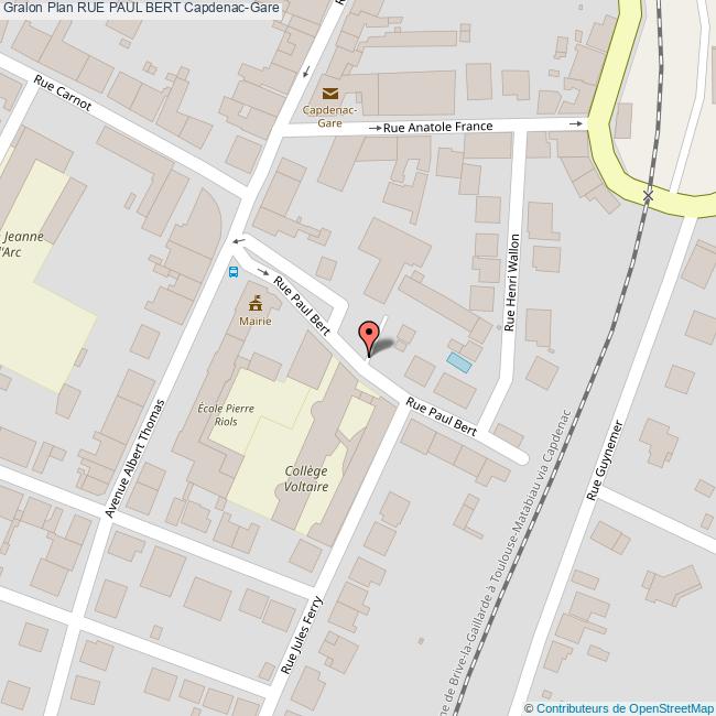 Rue PAUL BERT Capdenac-Gare