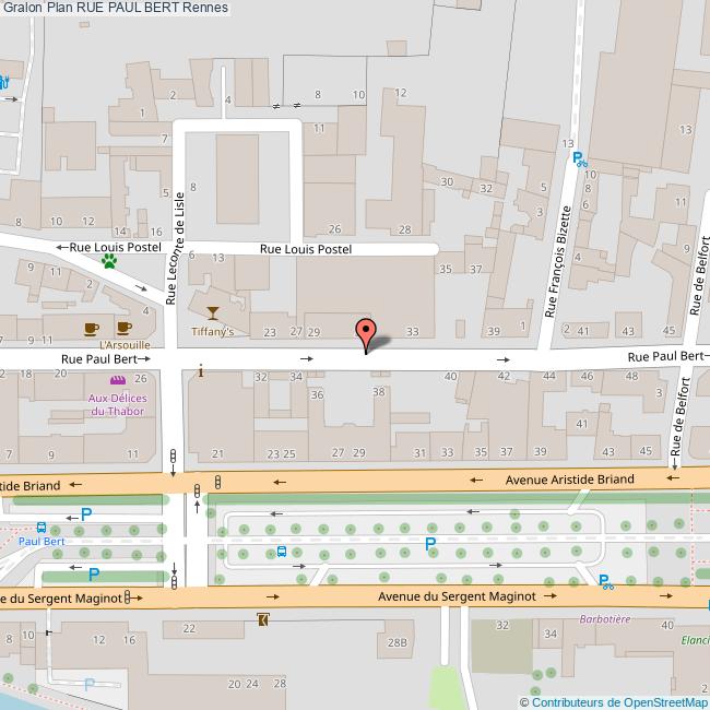 Rue PAUL BERT Rennes