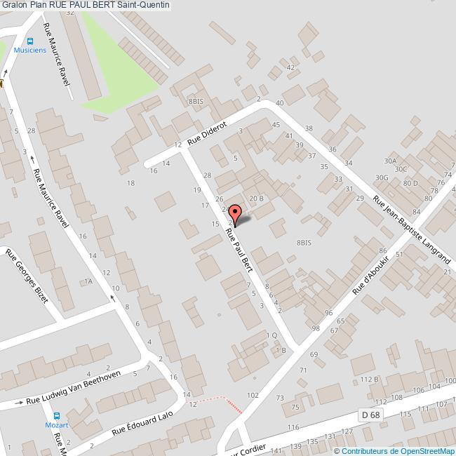 Rue PAUL BERT Saint-Quentin