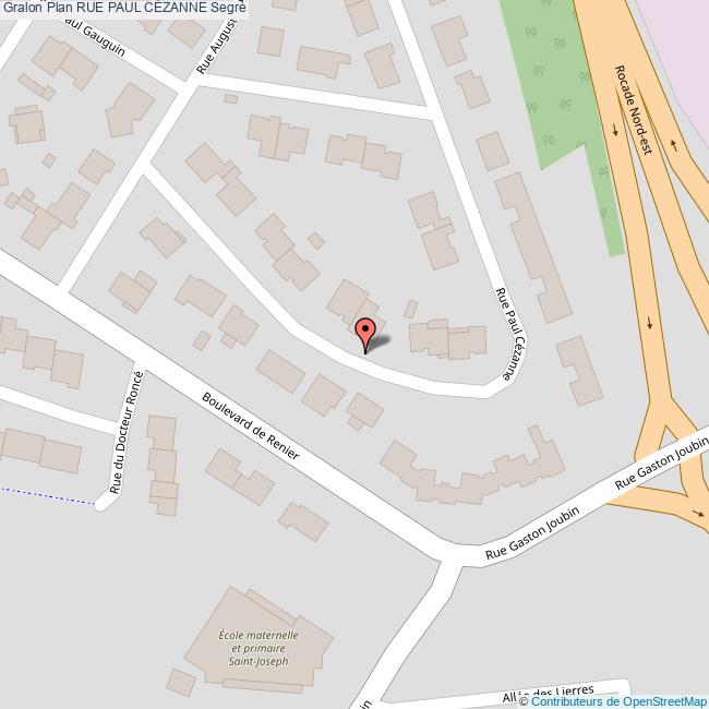 Rue PAUL CÉZANNE Segré