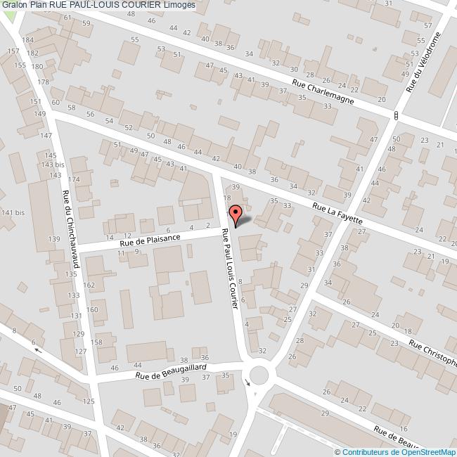 Rue PAUL-LOUIS COURIER Limoges