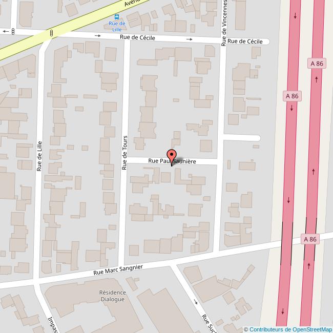 Rue PAUL SAUNIÈRE Maisons-Alfort