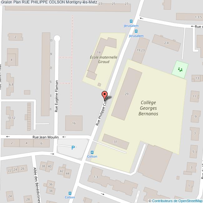 Rue PHILIPPE COLSON Montigny-lès-Metz