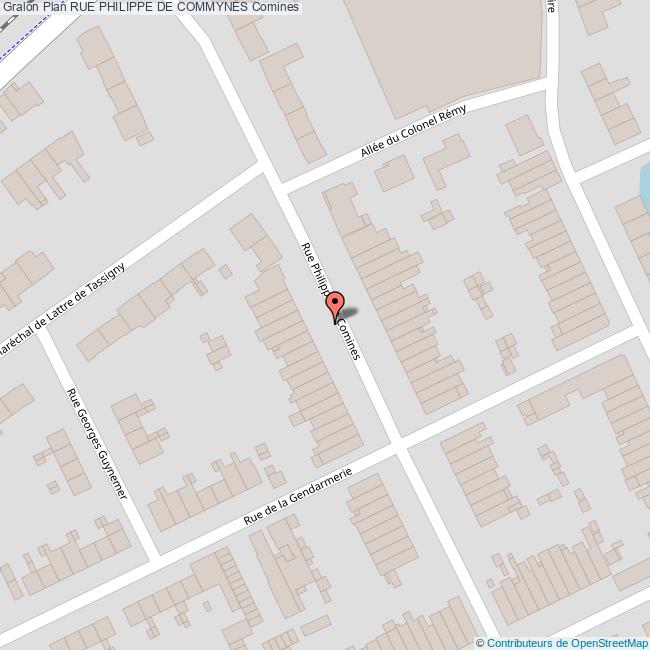 Rue PHILIPPE DE COMMYNES Comines
