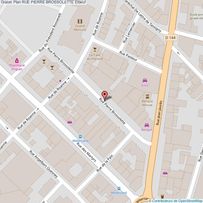 Rue PIERRE BROSSOLETTE Elbeuf