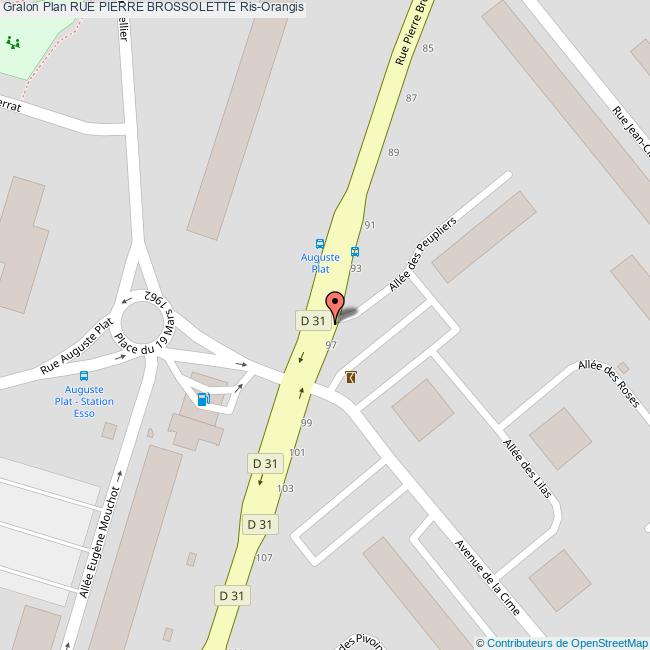 Rue PIERRE BROSSOLETTE Ris-Orangis