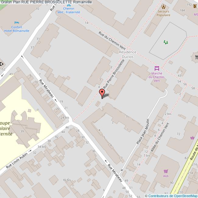 Rue PIERRE BROSSOLETTE Romainville