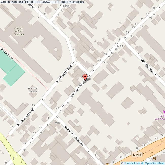 Rue PIERRE BROSSOLETTE Rueil-Malmaison