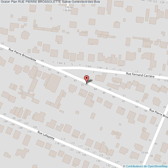 Rue PIERRE BROSSOLETTE Sainte-Geneviève-des-Bois