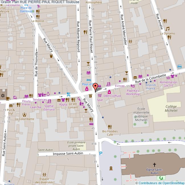 Rue PIERRE-PAUL RIQUET Toulouse