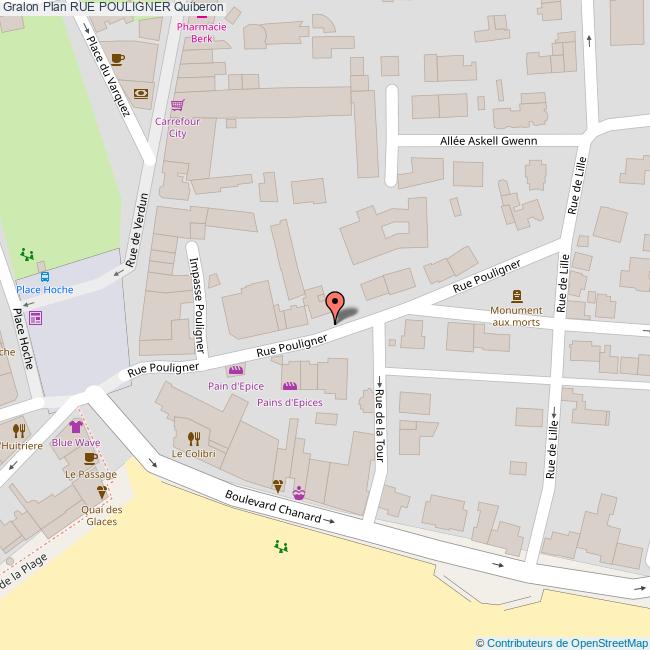 Rue POULIGNER Quiberon