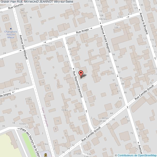 Rue RAYMOND JEANNOT Vitry-sur-Seine