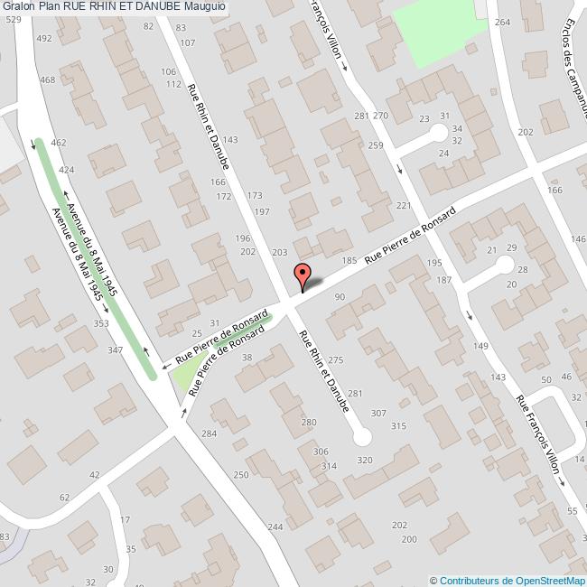 Rue RHIN ET DANUBE Mauguio