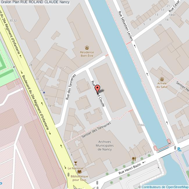Rue ROLAND CLAUDE Nancy