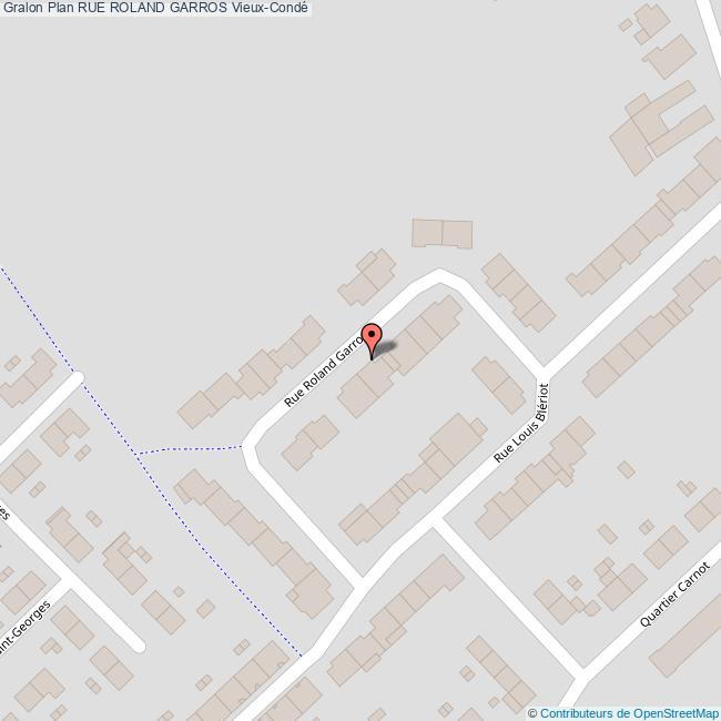 Rue ROLAND GARROS Vieux-Condé