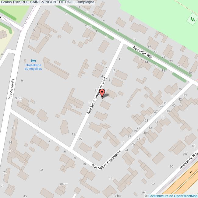 Rue SAINT-VINCENT DE PAUL Compiègne