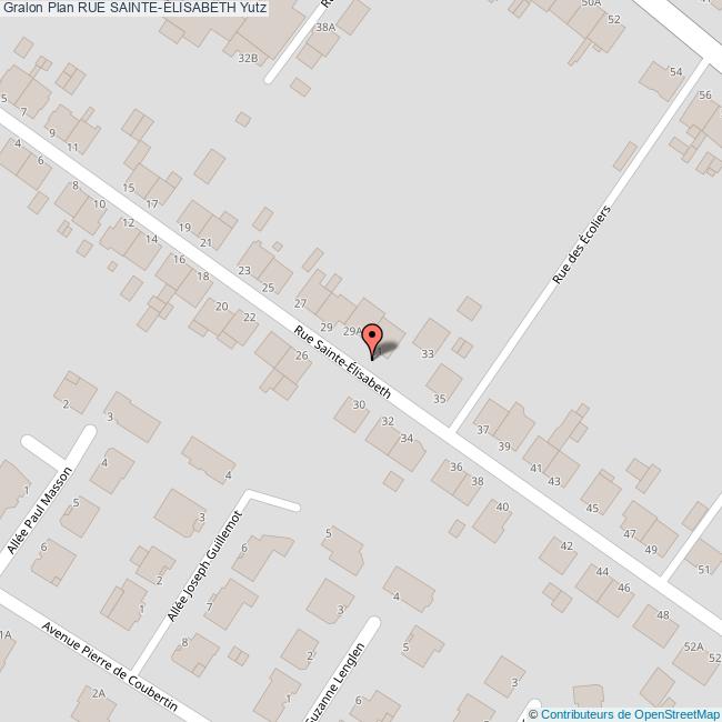 Rue SAINTE-ÉLISABETH Yutz
