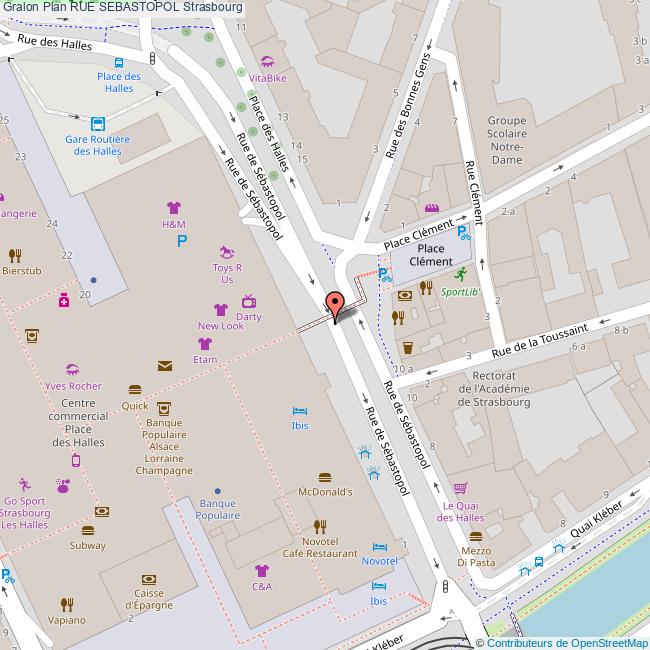 Rue SEBASTOPOL Strasbourg