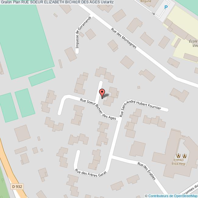 Rue SOEUR ELIZABETH BICHIER DES AGES Ustaritz