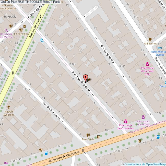 Rue THEODULE RIBOT Paris