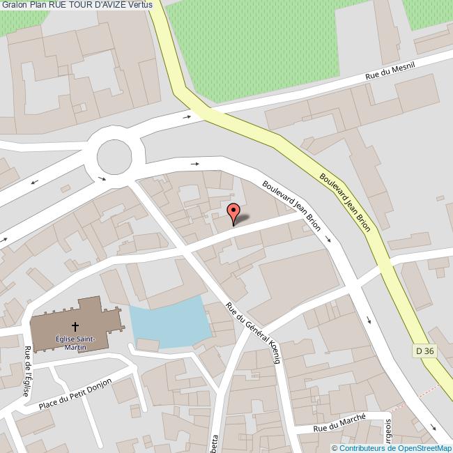 Rue TOUR D'AVIZE Vertus