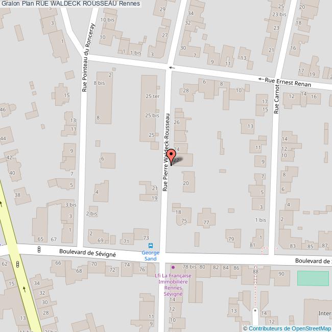 Rue WALDECK ROUSSEAU Rennes