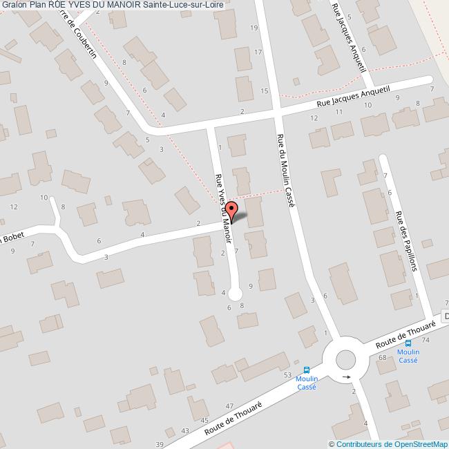 Rue YVES DU MANOIR Sainte-Luce-sur-Loire