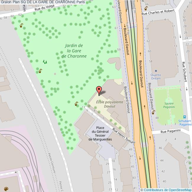 Sq de la GARE DE CHARONNE Paris