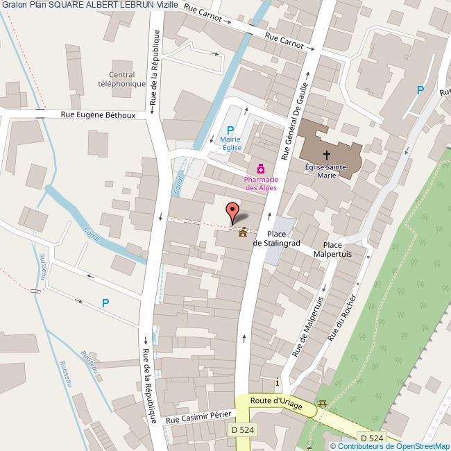 Square ALBERT LEBRUN Vizille