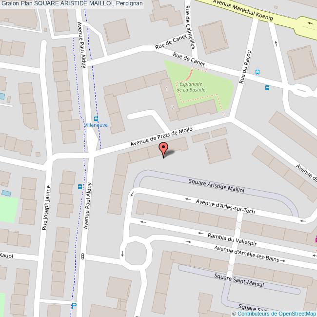 Square ARISTIDE MAILLOL Perpignan