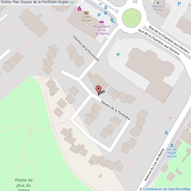 Square de la Penthiere Angers