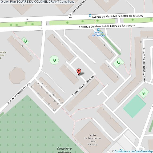 Square du COLONEL DRIANT Compiègne