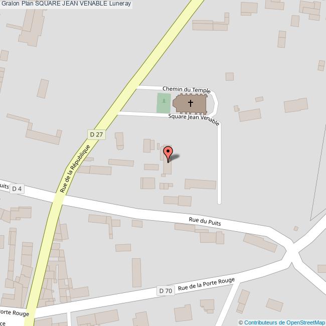 Square JEAN VENABLE Luneray