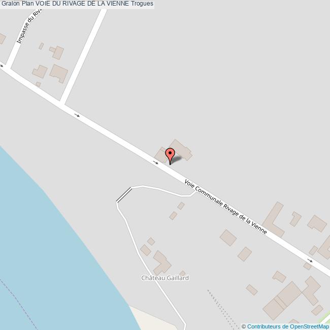 Voie du RIVAGE DE LA VIENNE Trogues