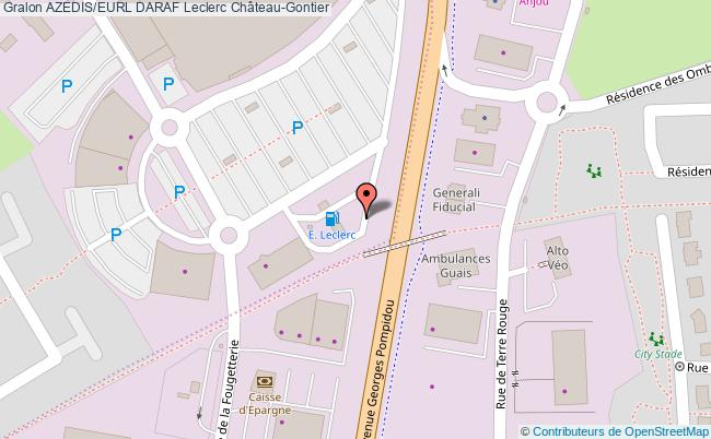 Station AZEDIS/EURL DARAF essence Leclerc Château-Gontier