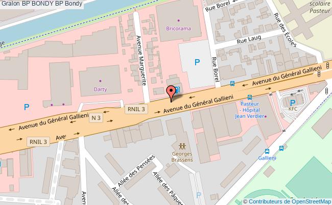 Station BP BONDY essence BP Bondy